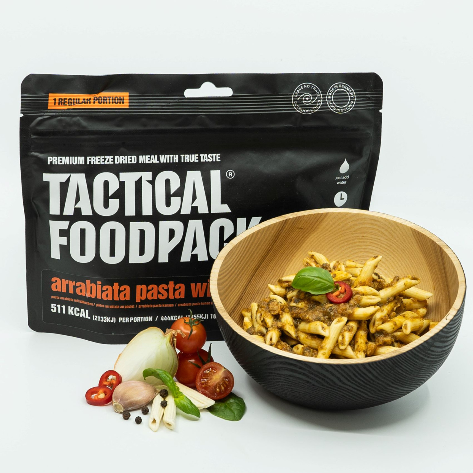 Fel principal Tactical Foodpack Arrabiata Pasta with Chicken 115g ...