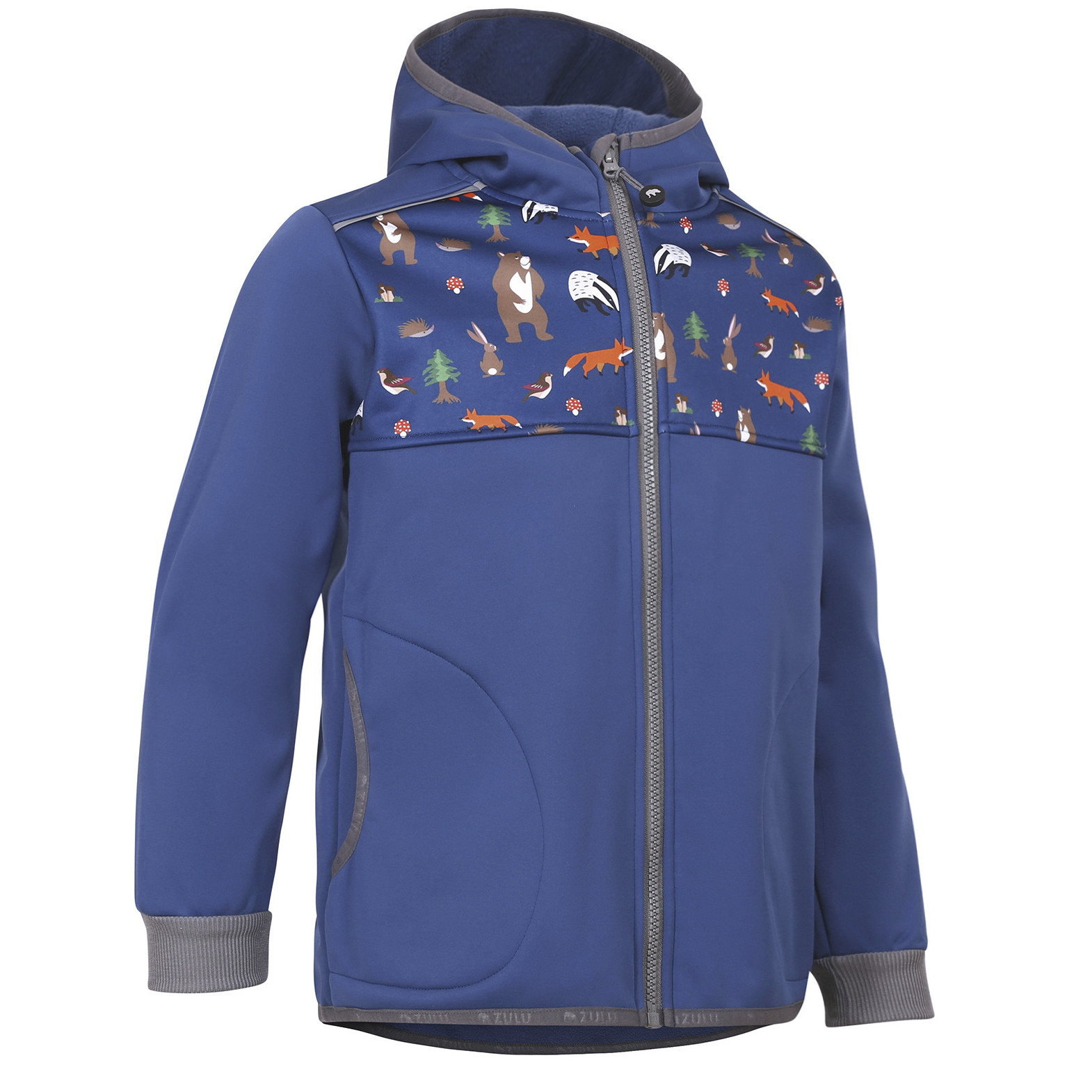 Geacă softshell copii Zulu Forest K | 4Camping.ro