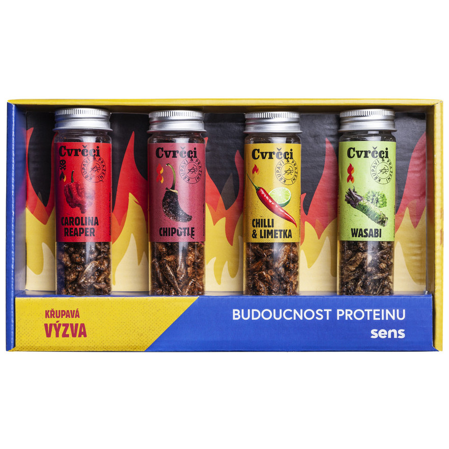 Greieri comestibili Sens Greieri picanți crocanți & prăjiți - Set cadou ...