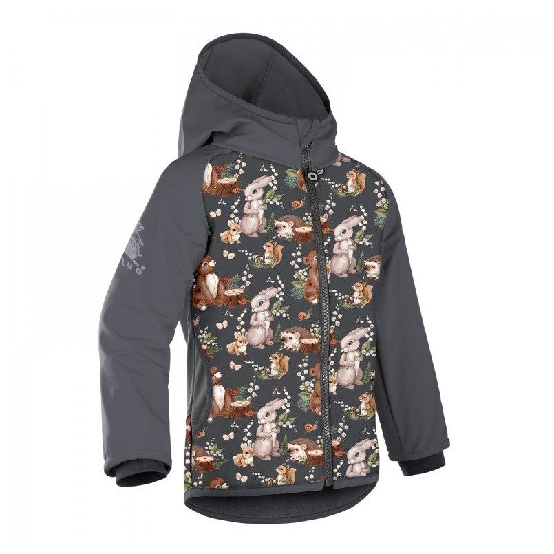 Geacă softshell copii Unuo Softshell Basic Fleece Vzor | 4Camping.ro